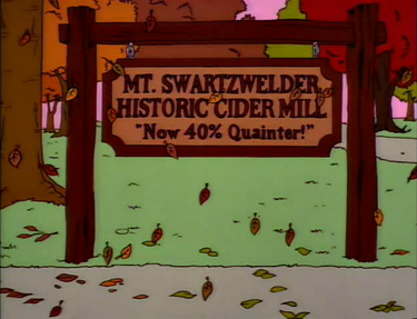 Mt. Swartzwelder Historic Cider Mill - Wikisimpsons, the Simpsons Wiki