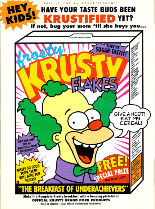 Frosty Krusty Flakes - Wikisimpsons, the Simpsons Wiki