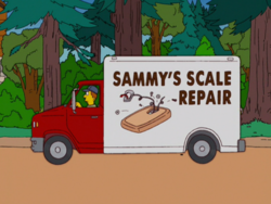 Sammy's Scale Repair - Wikisimpsons, the Simpsons Wiki