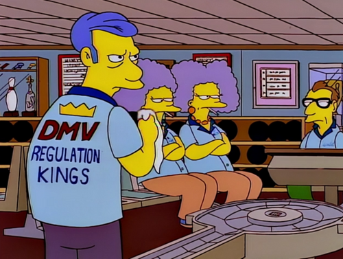 DMV Regulation Kings - Wikisimpsons, the Simpsons Wiki