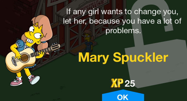 Mary Spuckler - Wikisimpsons, the Simpsons Wiki