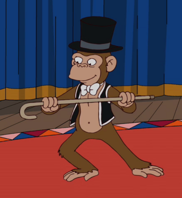 Dancing chimp - Wikisimpsons, the Simpsons Wiki