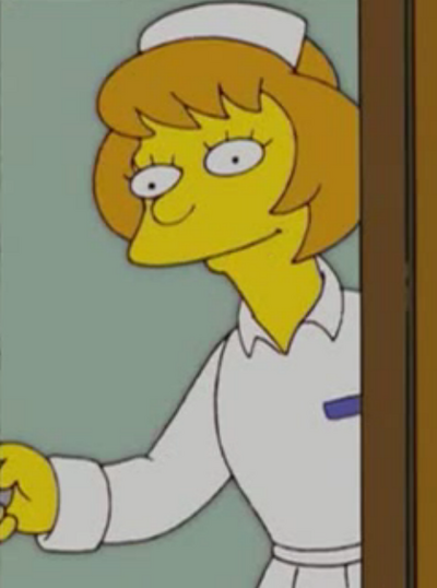 Retirement Castle nurse - Wikisimpsons, the Simpsons Wiki