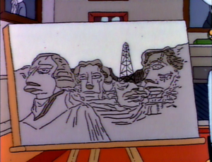 Mount Rushmore - Wikisimpsons, the Simpsons Wiki