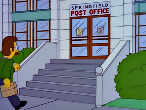 Springfield Post Office - Wikisimpsons, the Simpsons Wiki