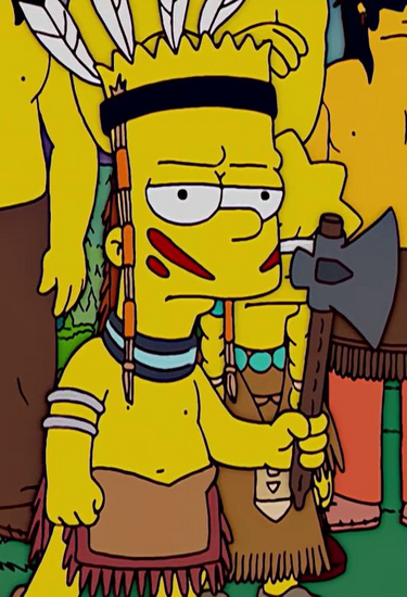Indian Bart - Wikisimpsons, the Simpsons Wiki