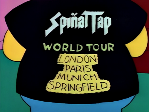 Spinal Tap World Tour - Wikisimpsons, the Simpsons Wiki