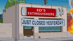 Ed's Extinguishers - Wikisimpsons, the Simpsons Wiki