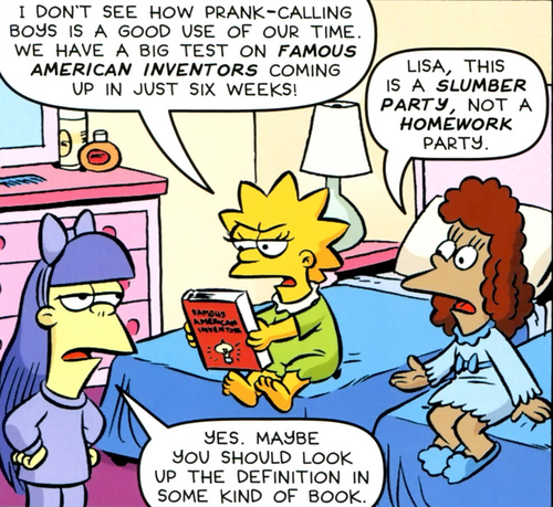 Slumber Party Seance - Wikisimpsons, the Simpsons Wiki