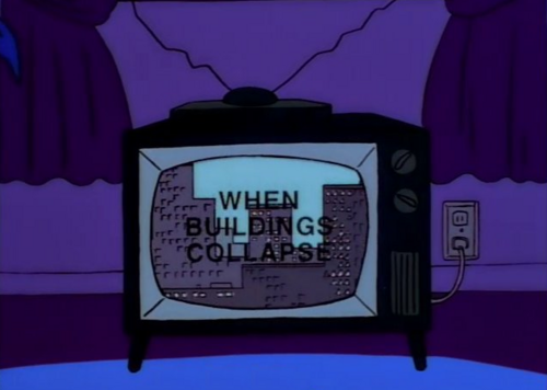 When Buildings Collapse - Wikisimpsons, the Simpsons Wiki