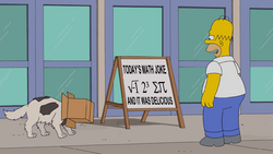 User:AleWi/Math in The Simpsons - Wikisimpsons, the Simpsons Wiki