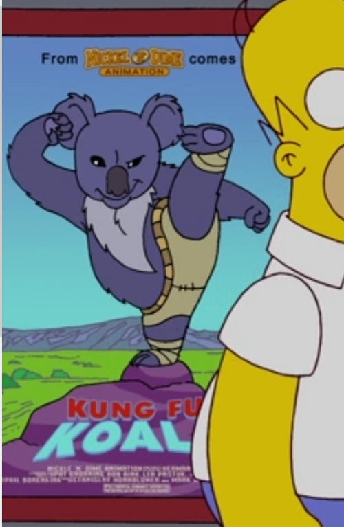 Kung Fu Koala - Wikisimpsons, the Simpsons Wiki