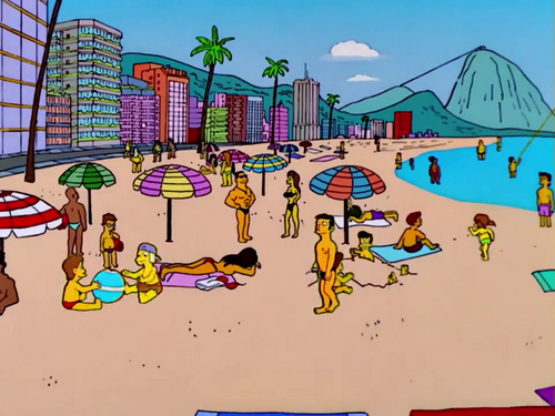 Copacabana Beach - Wikisimpsons, the Simpsons Wiki
