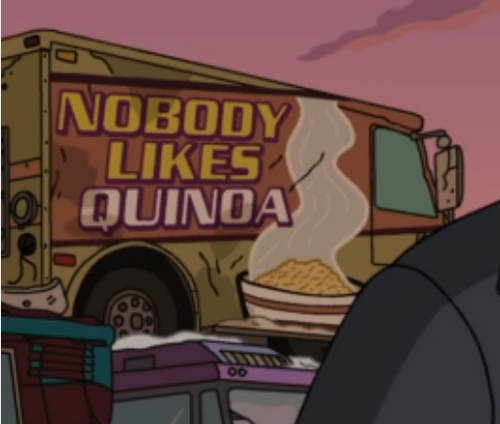 Nobody Likes Quinoa - Wikisimpsons, the Simpsons Wiki