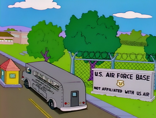 U.S. Air Force Base - Wikisimpsons, the Simpsons Wiki
