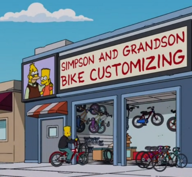 Simpson and Grandson Bike Customizing - Wikisimpsons, the Simpsons Wiki