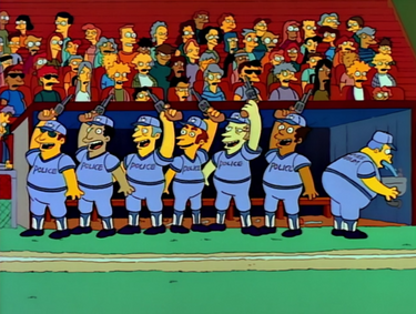 Springfield Police softball team - Wikisimpsons, the Simpsons Wiki