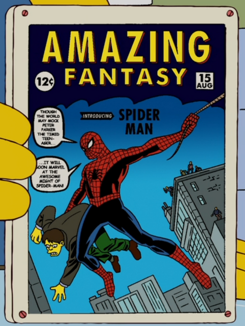 Amazing Fantasy - Wikisimpsons, the Simpsons Wiki