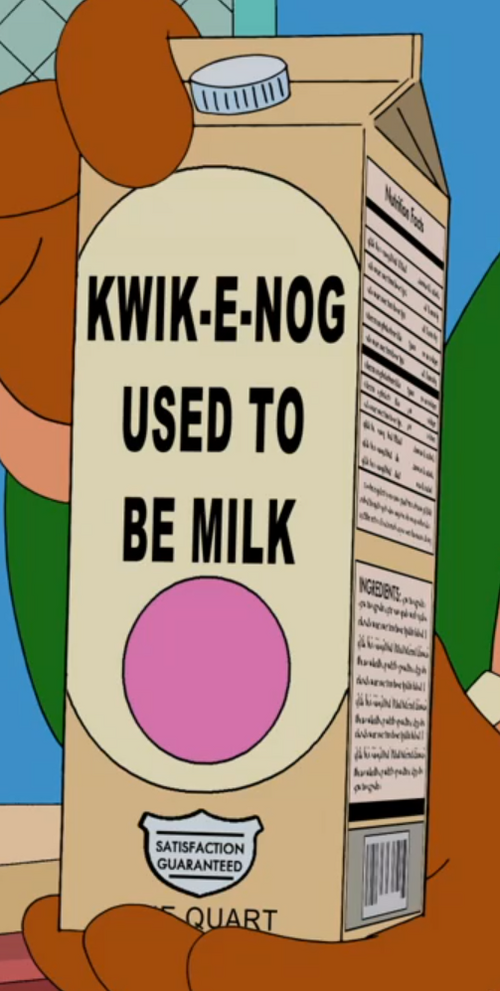 Kwik-E-Nog - Wikisimpsons, the Simpsons Wiki