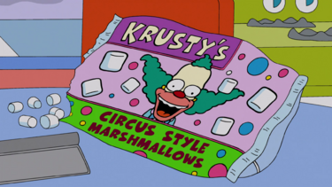 Krusty's Circus Style Marshmallows - Wikisimpsons, the Simpsons Wiki