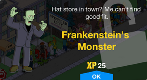Frankenstein's Monster - Wikisimpsons, the Simpsons Wiki