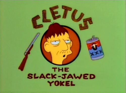 Cletus, the Slack-Jawed Yokel! - Wikisimpsons, the Simpsons Wiki