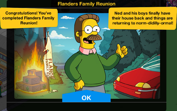The Simpsons: Tapped Out Flanders Family Reunion content update ...