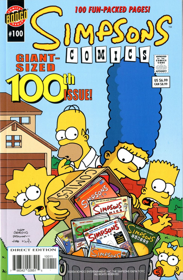 Simpsons Comics #100 - Wikisimpsons, the Simpsons Wiki